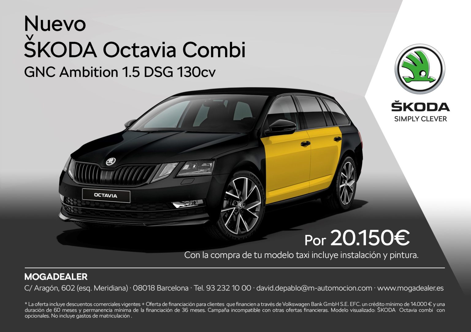 Nuevo ŠKODA Octavia Combi Taxi - M Automoción