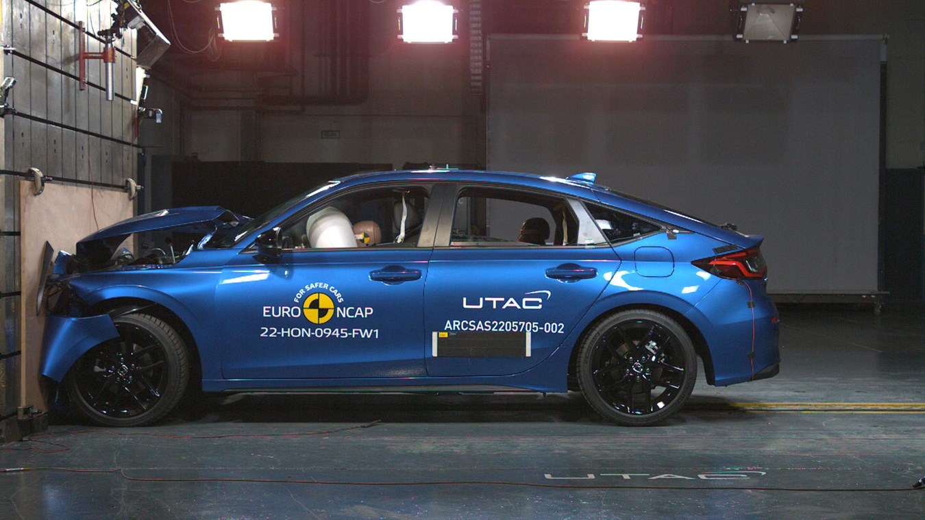 El nuevo Honda Civic e:HEV consigue cinco estrellas en las últimas pruebas de Euro NCAP - M ...