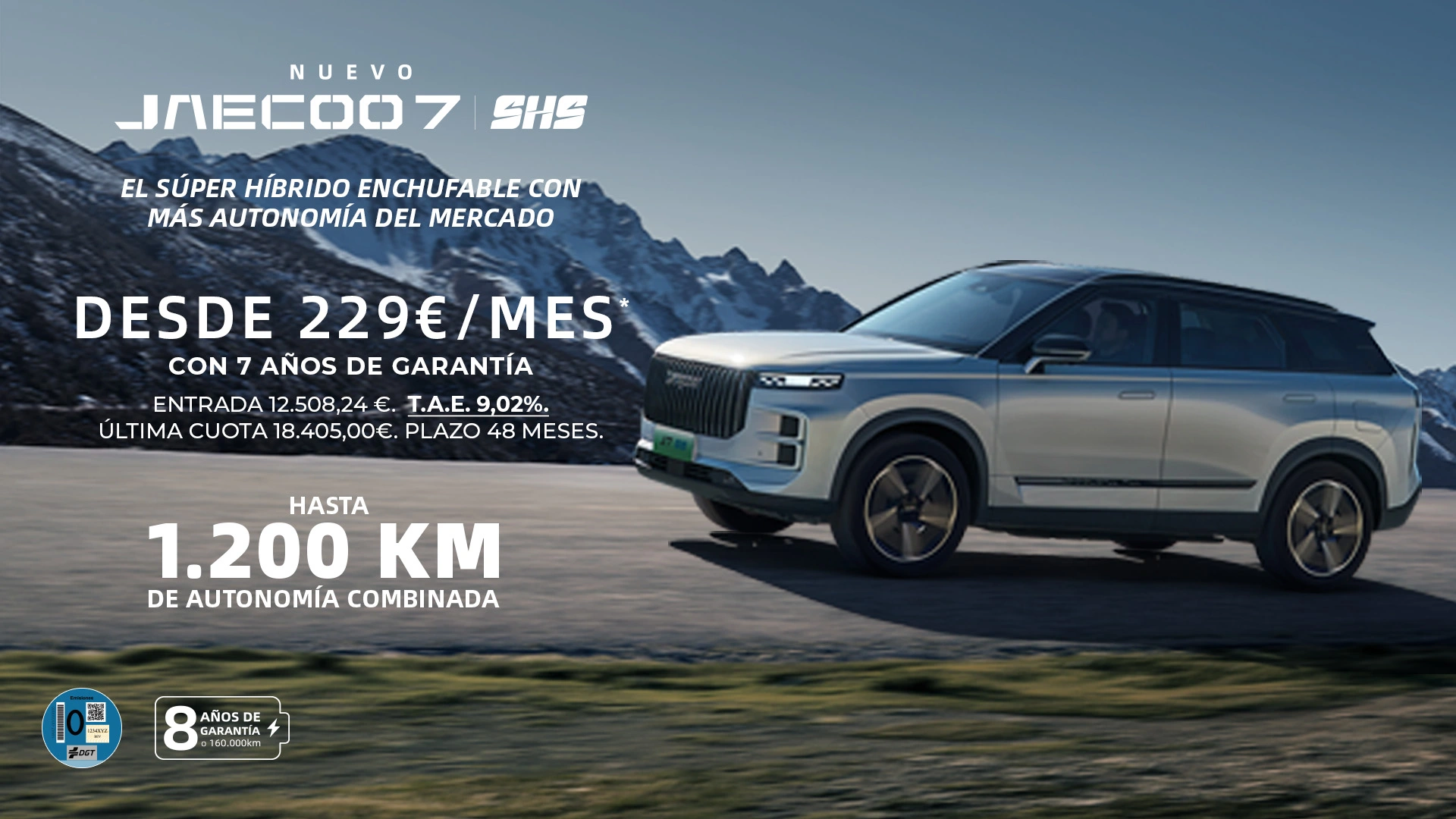 JAECOO 7 SHS Súper Híbrido Enchufable: Llega el SUV con mayor autonomía ...